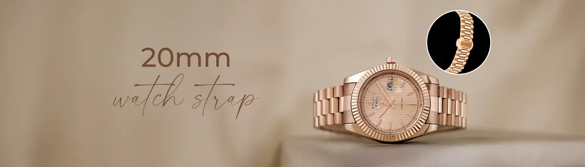 Buy 20 mm Watch Straps for Men and Women Online – Sylvi